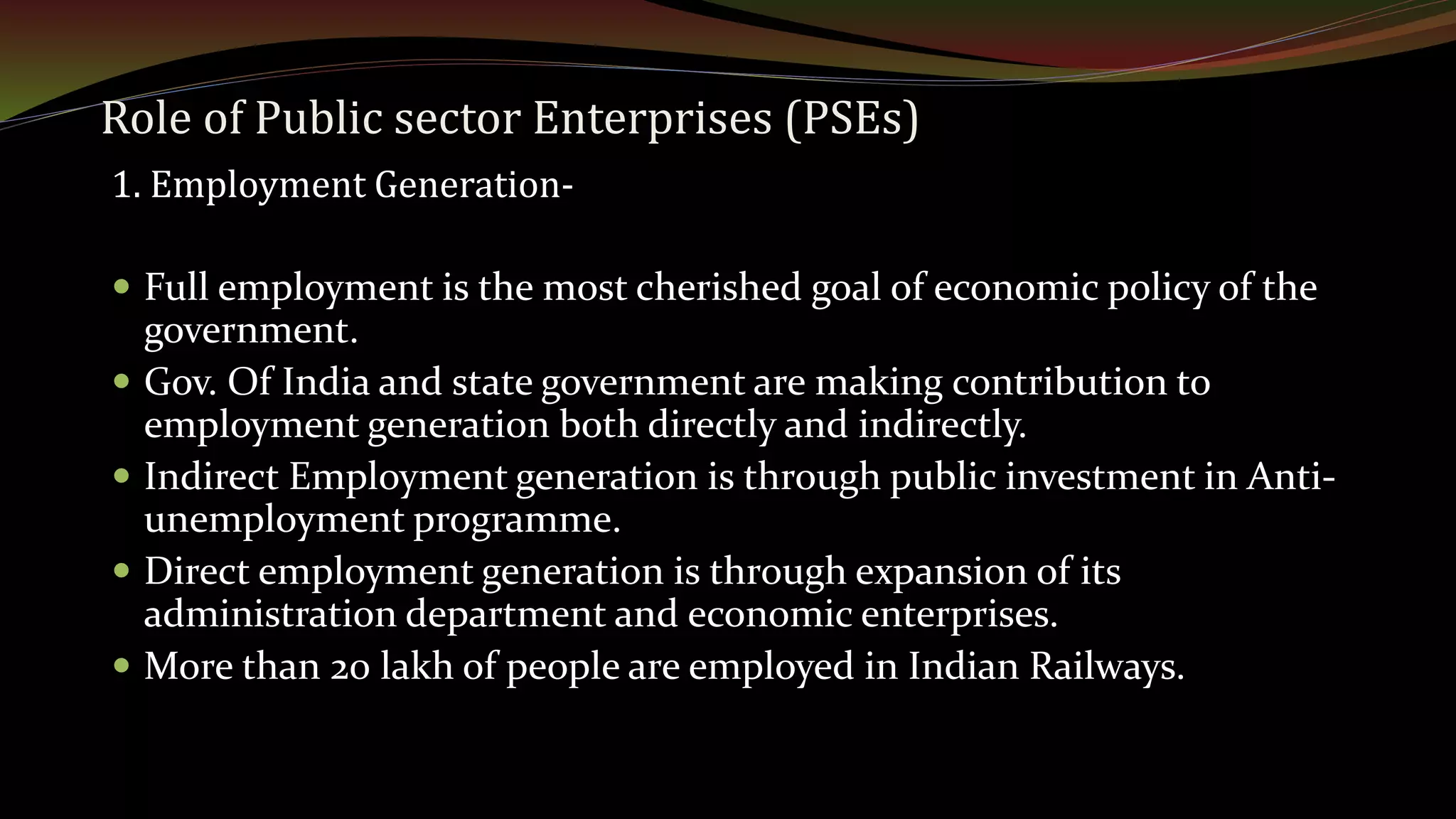 Public sector its role, performance and reforms | PPTX