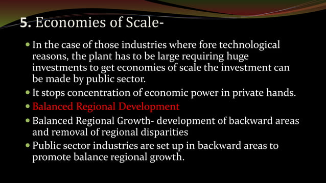 Public sector its role, performance and reforms | PPTX