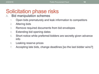 Public sector procurement risk and minimasation 2018 zambia | PPT