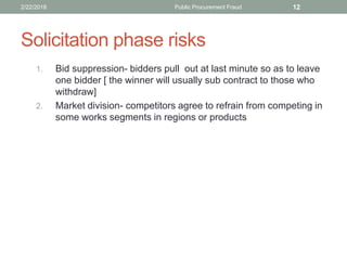 Public sector procurement risk and minimasation 2018 zambia | PPT