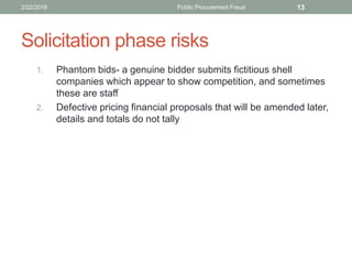 Public sector procurement risk and minimasation 2018 zambia | PPT