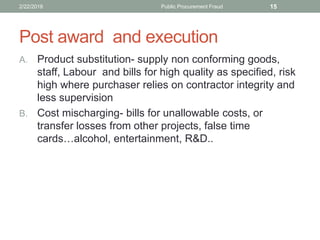 Public sector procurement risk and minimasation 2018 zambia | PDF