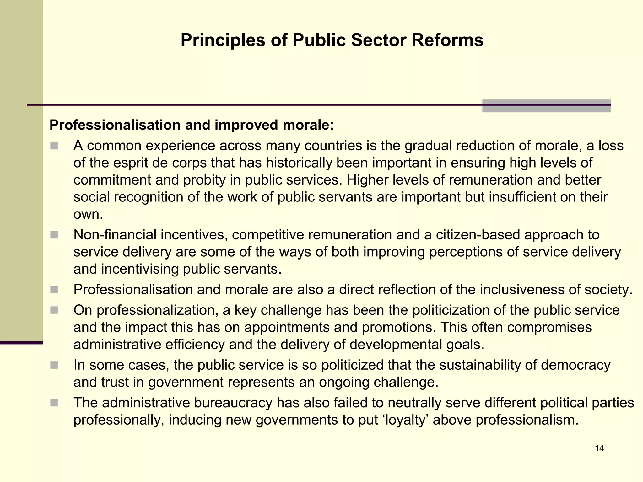 Public Service Reforms: An Introduction | PPT