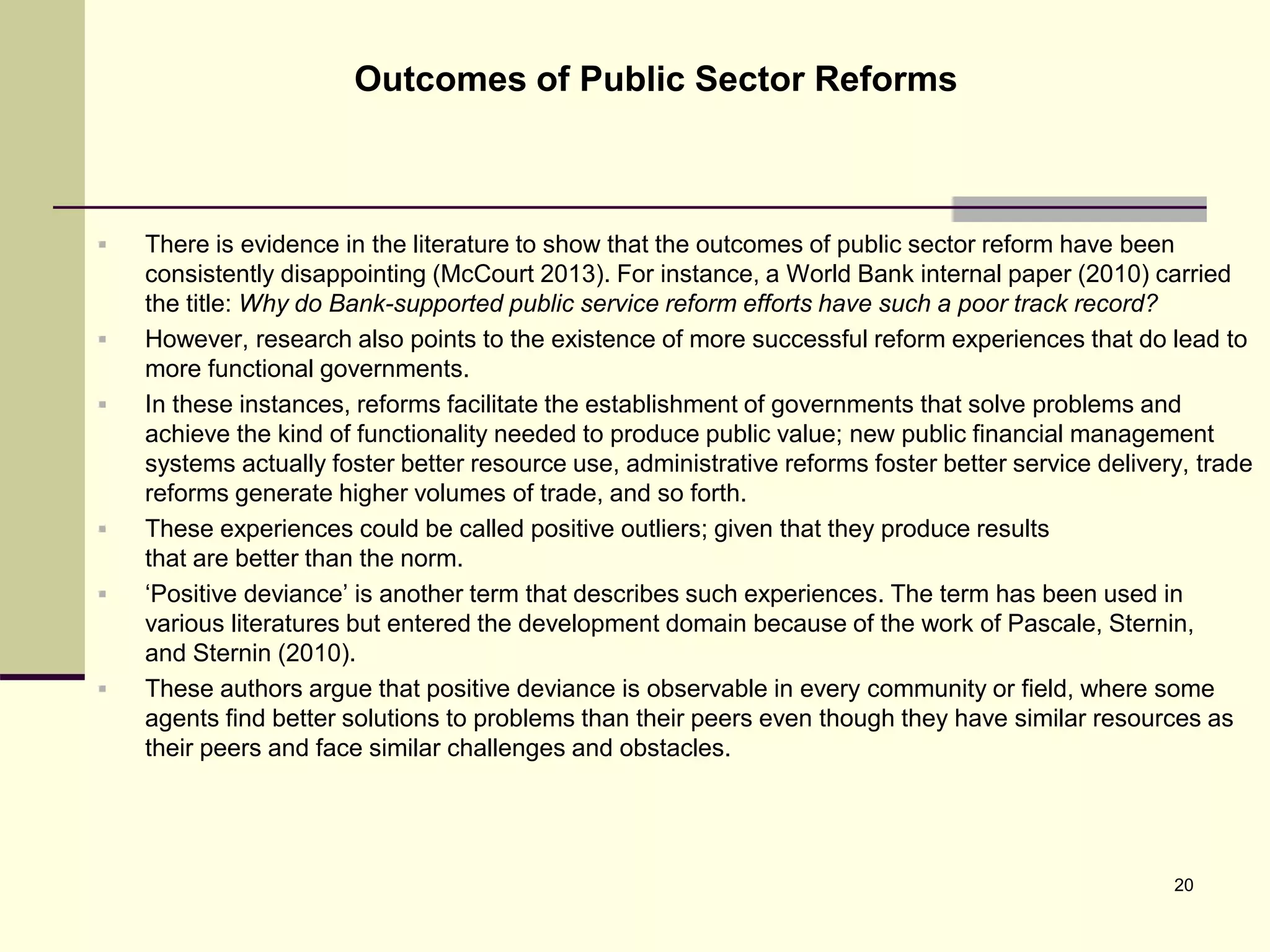 Public Service Reforms: An Introduction | PPT