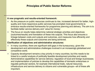 Public Service Reforms: An Introduction | PPT