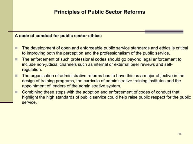Public Service Reforms: An Introduction | PPT | Business | Business and ...