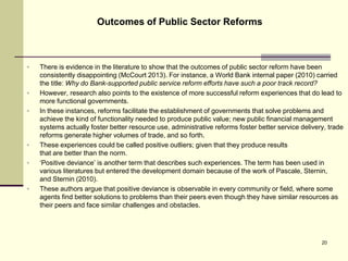 Public Service Reforms: An Introduction | PPT