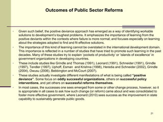 Public Service Reforms: An Introduction | PPT