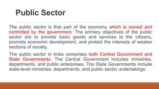 Contributions of Public Sectors in Indian Economy.pptx