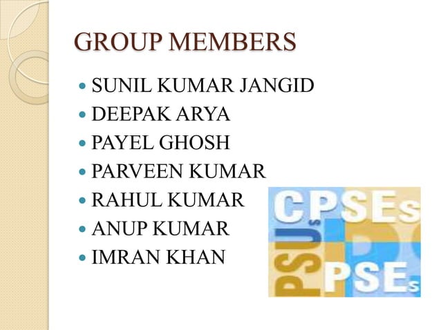 Public sector undertaking (PSU) | PPTX