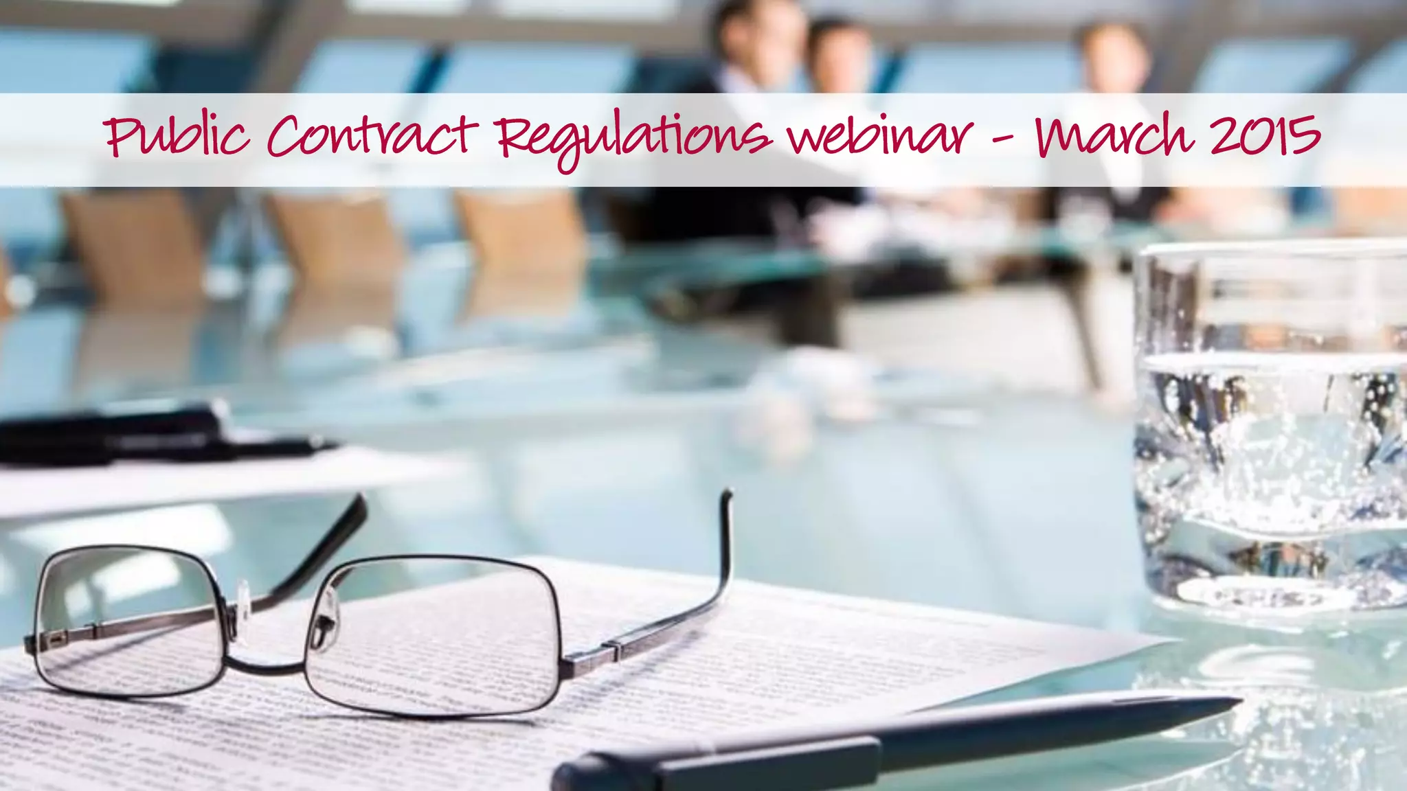 The impact of Public Contracts Regulations 2015 on public procurement ...