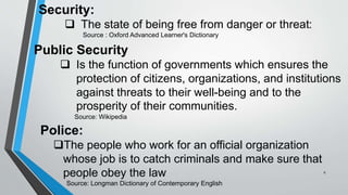 Public security and Punjab police Proformace | PPT