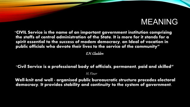 Public service | PPT