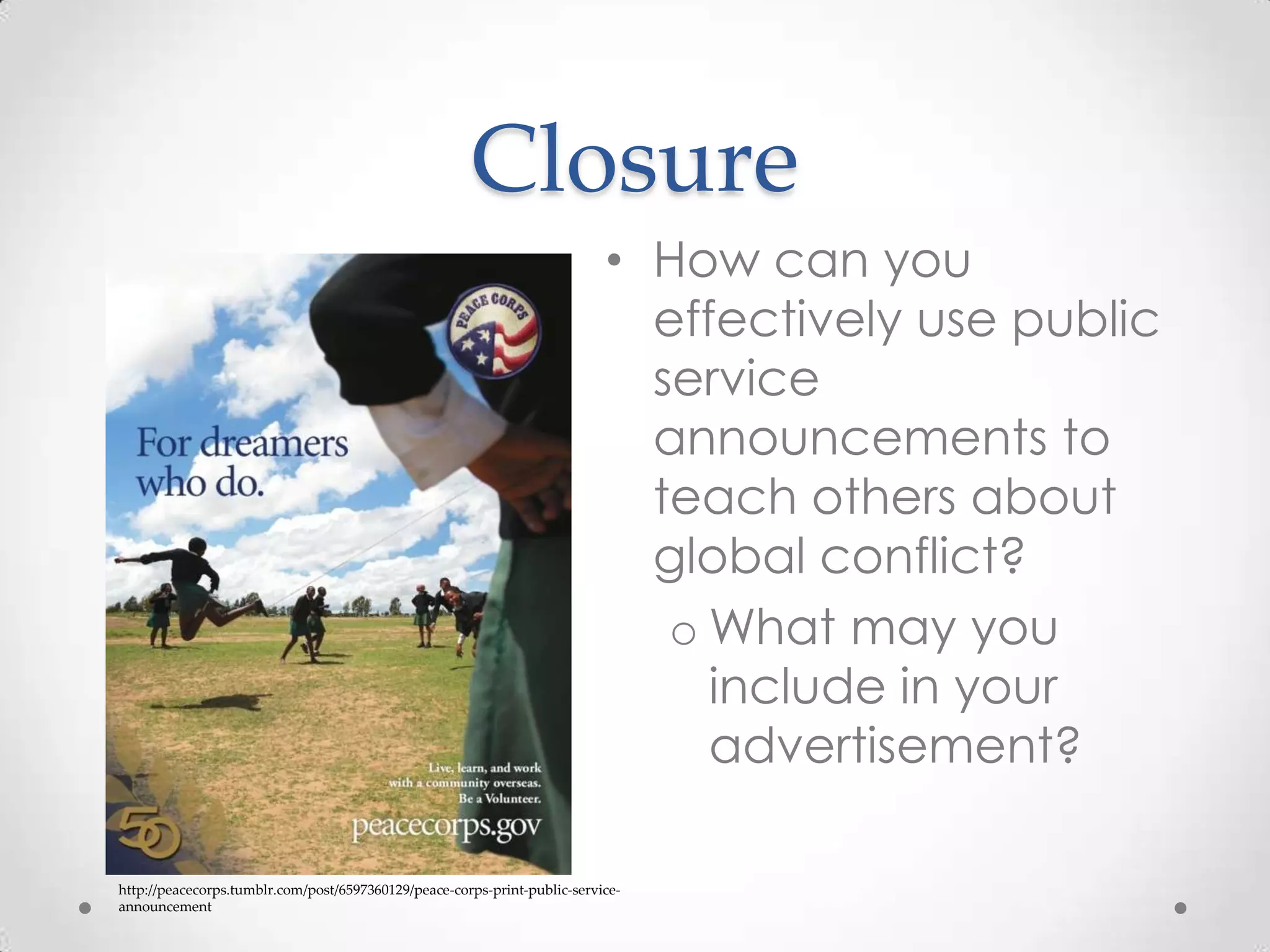 Public service announcements | PPTX