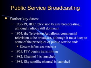 Public Service Broadcasting | PPT