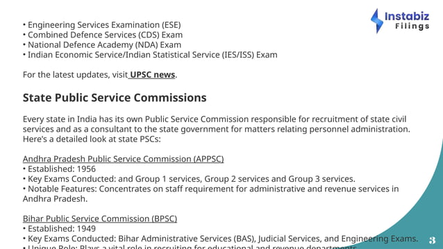 Public Service Commission: Key Functions | PPTX