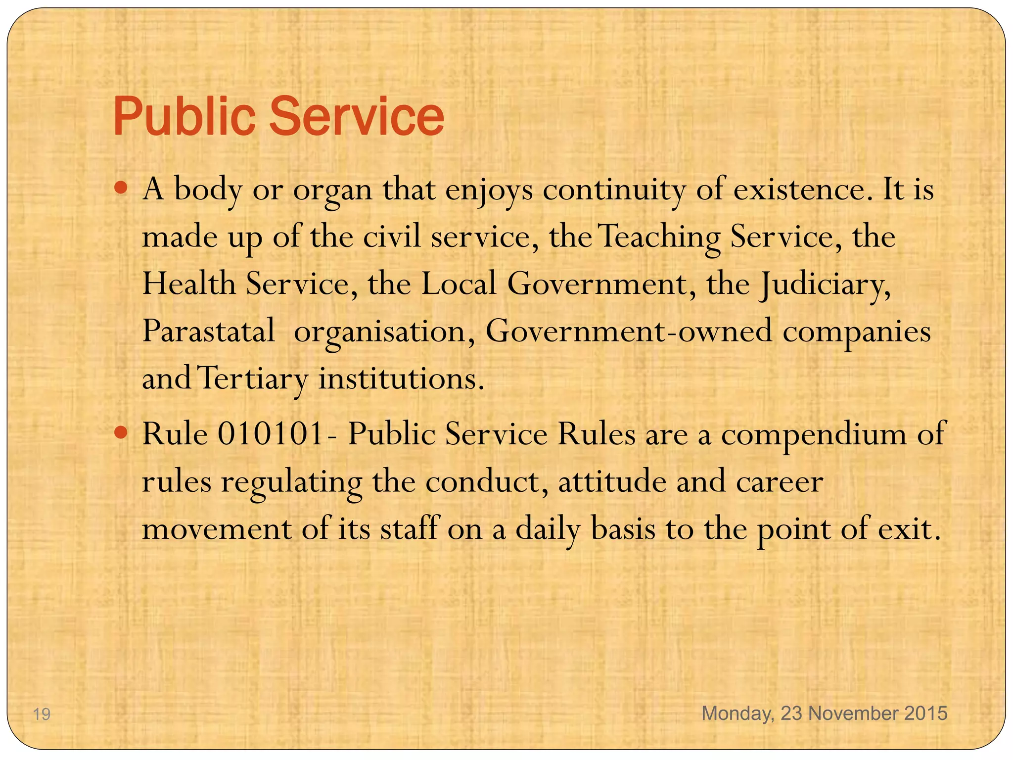 Public Service Rules & Official Communication Procedures | PDF
