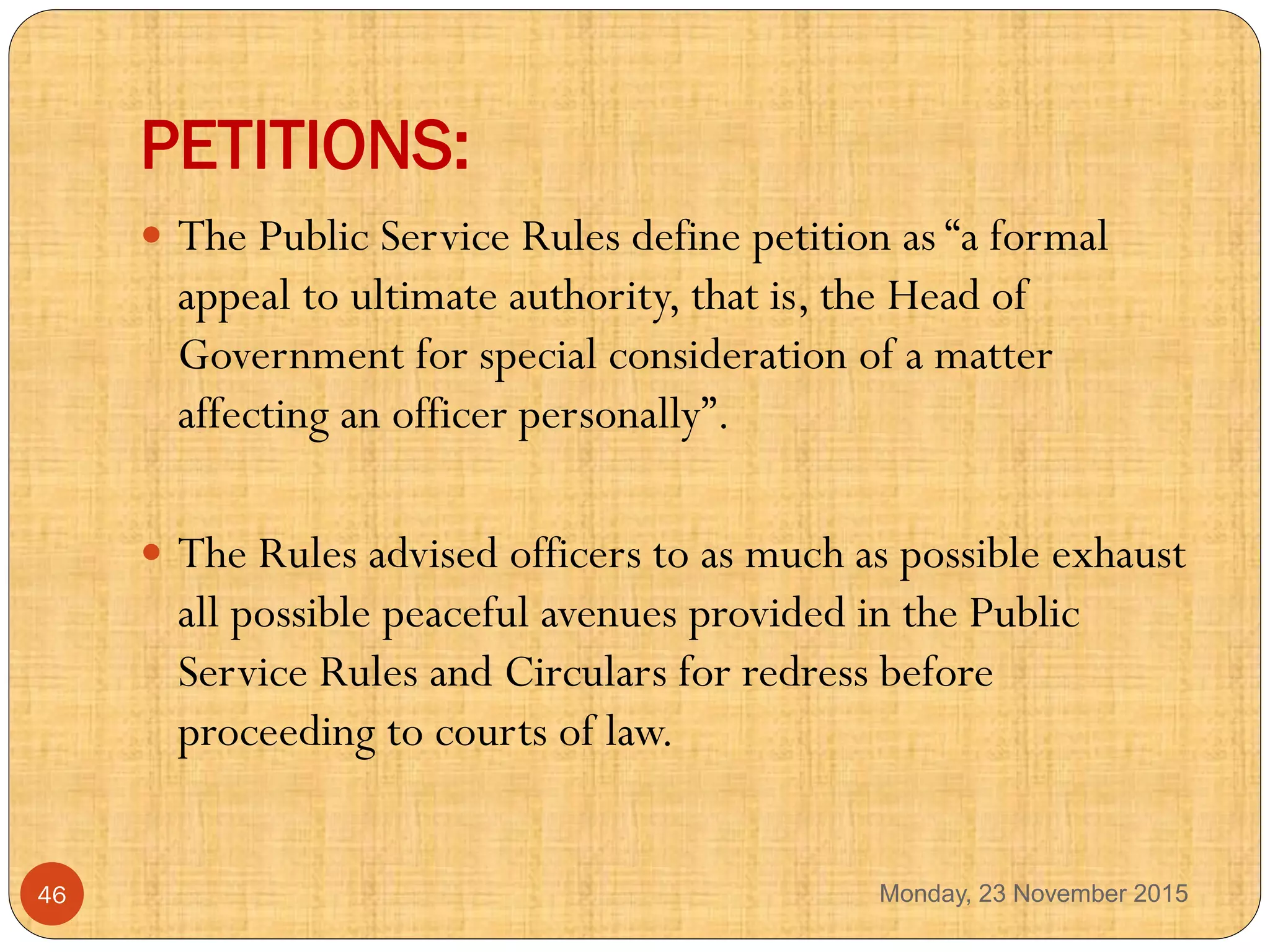 Public Service Rules & Official Communication Procedures | PDF