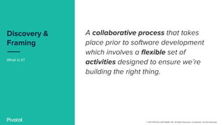 Voices of Product: Discovery and Framing | PDF