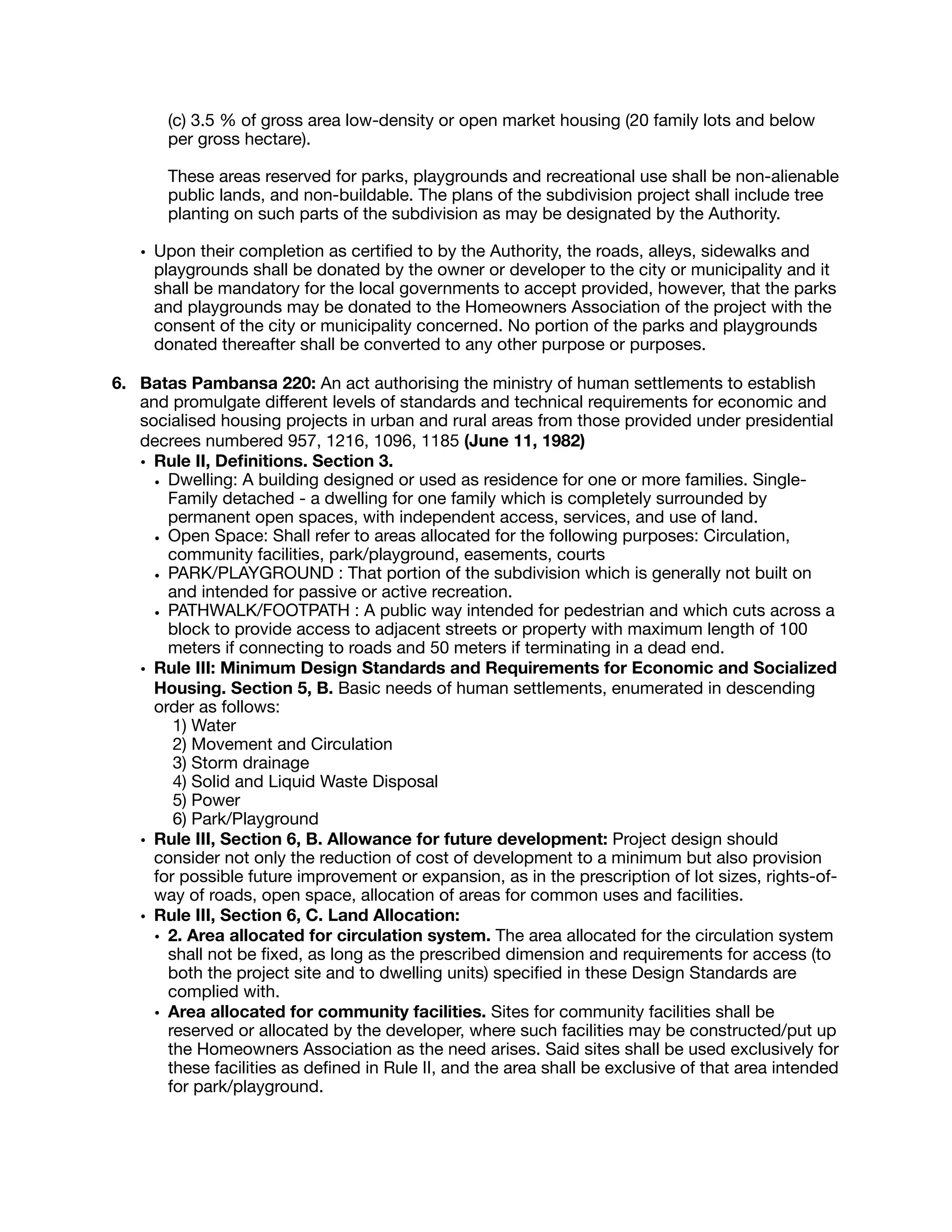 Public Spaces - PH Legal Bases and provisions in the New Urban Agenda | PDF