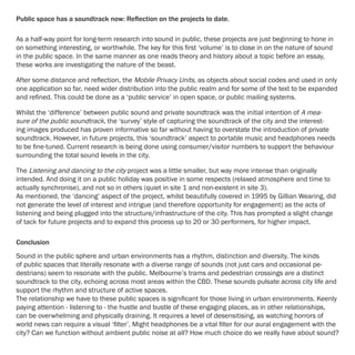 public space has a soundtrack now | PDF