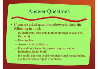 Public Speaking | PDF