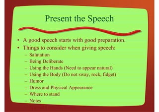 Public Speaking | PPT