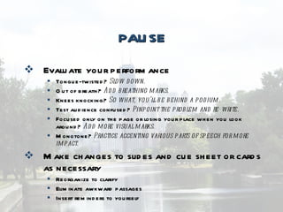 Public speaking tips | PPT