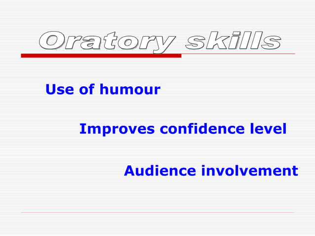 Public speaking | PPT