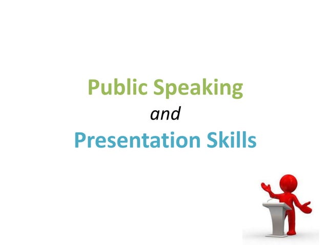 Public speaking | PPT