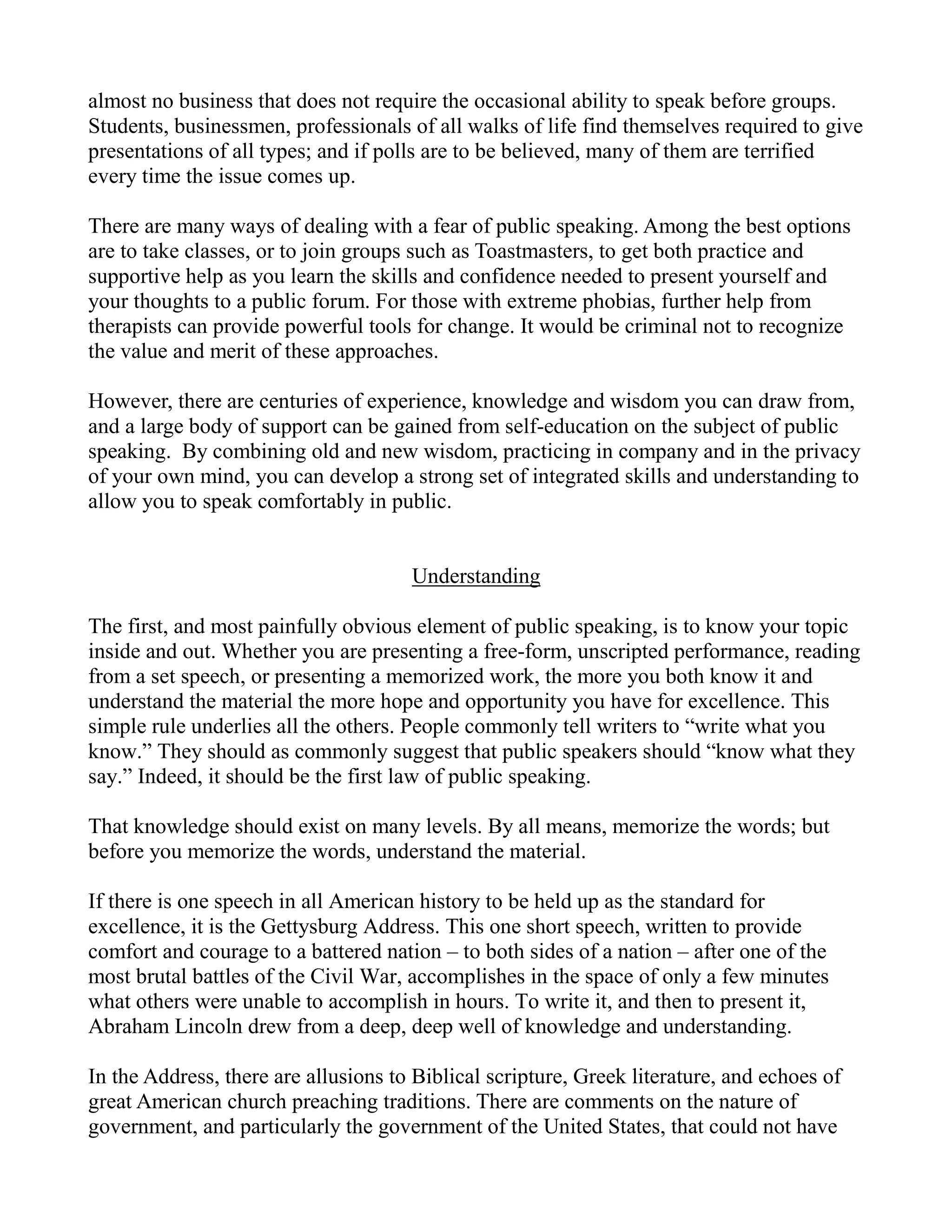 Public speaking | PDF