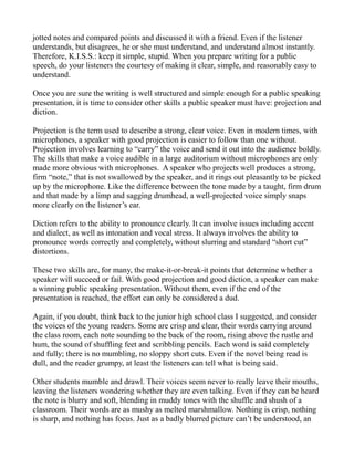 Public speaking | PDF