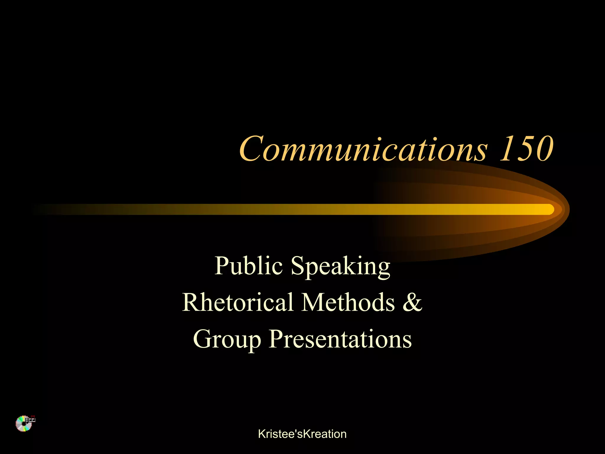 Public speaking | PPT