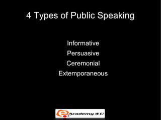 Public speaking | PPT