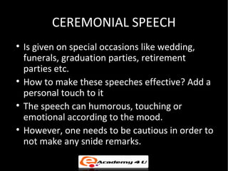 Public speaking | PPT