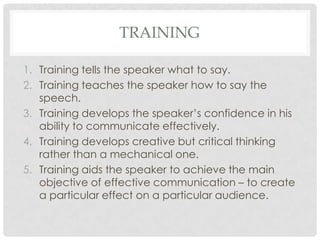 Public speaking, a short intro | PPTX