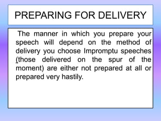 Public speaking | PPT