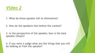 Public speaking | PPTX