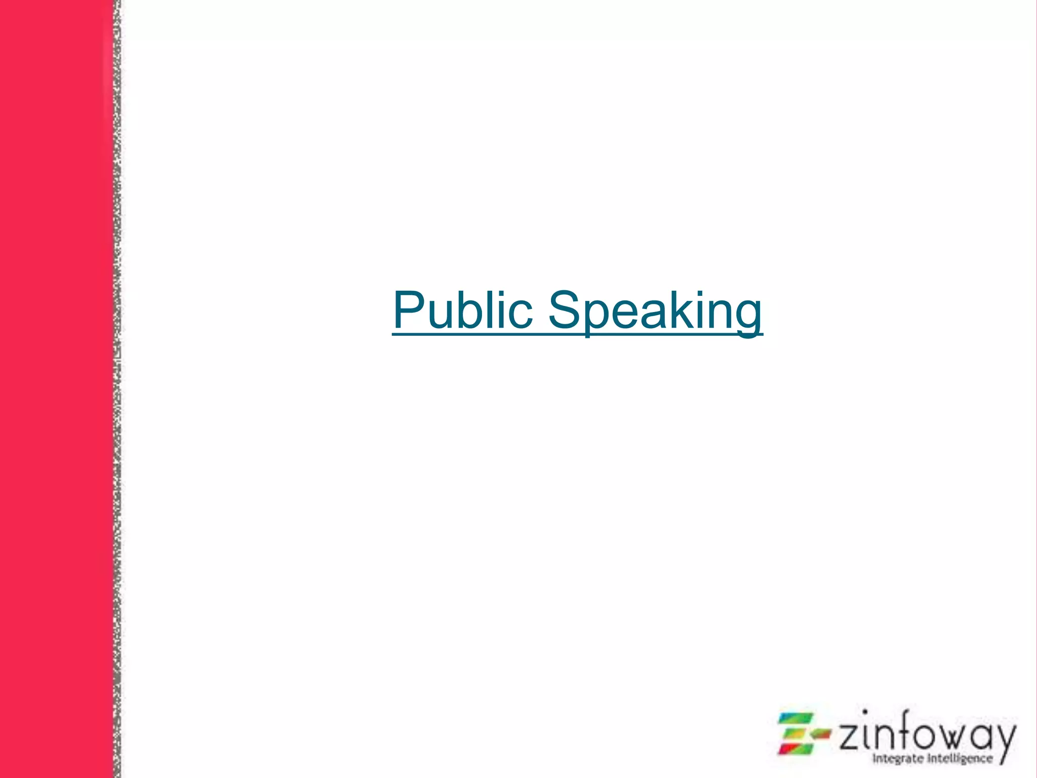 Public speaking | PPTX