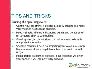 Public speaking | PPTX