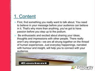 Public speaking | PPTX