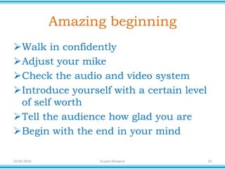 Public speaking | PPTX