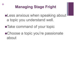 Public speaking | PPTX