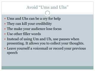 9 Survival Tips For Public speaking | PPTX