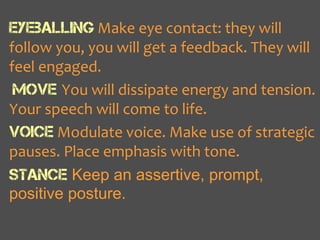 Public speaking - 4 tips for being listened | PPT