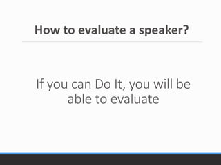 Public speaking fundamentals | PPTX