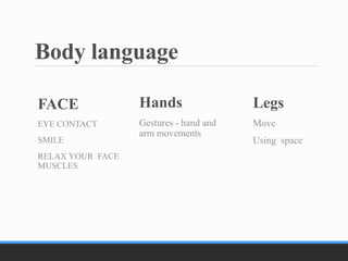 Public speaking fundamentals | PPTX