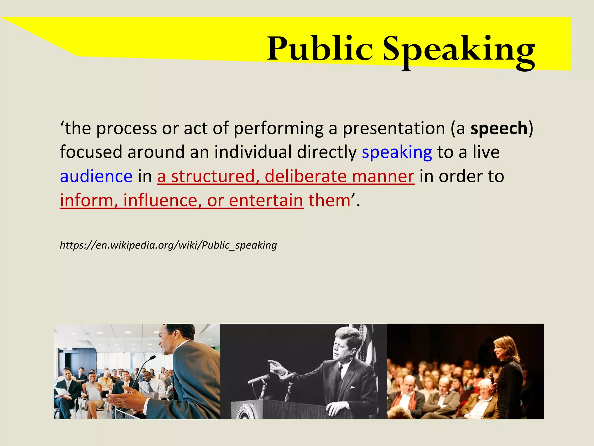 Public speaking | PPT