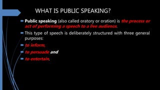 Public speaking | PPT
