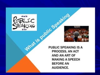 Public speaking | PPT